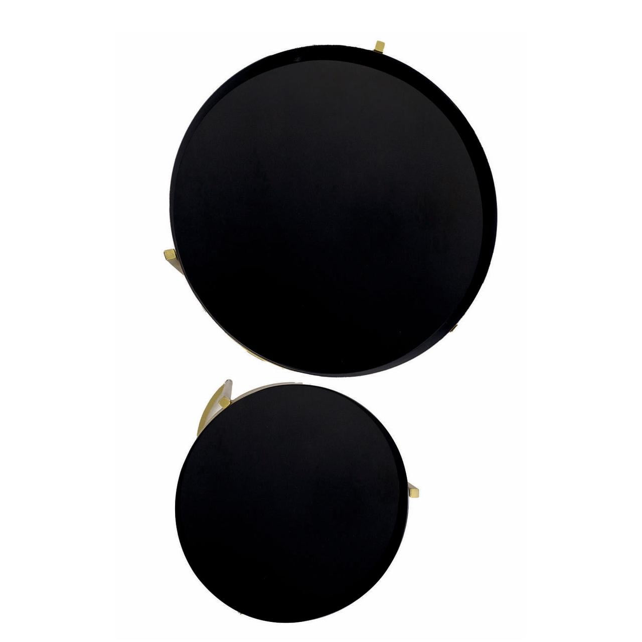 Noble House Cosmic Metal Nesting Tables - Round - Walmart.com