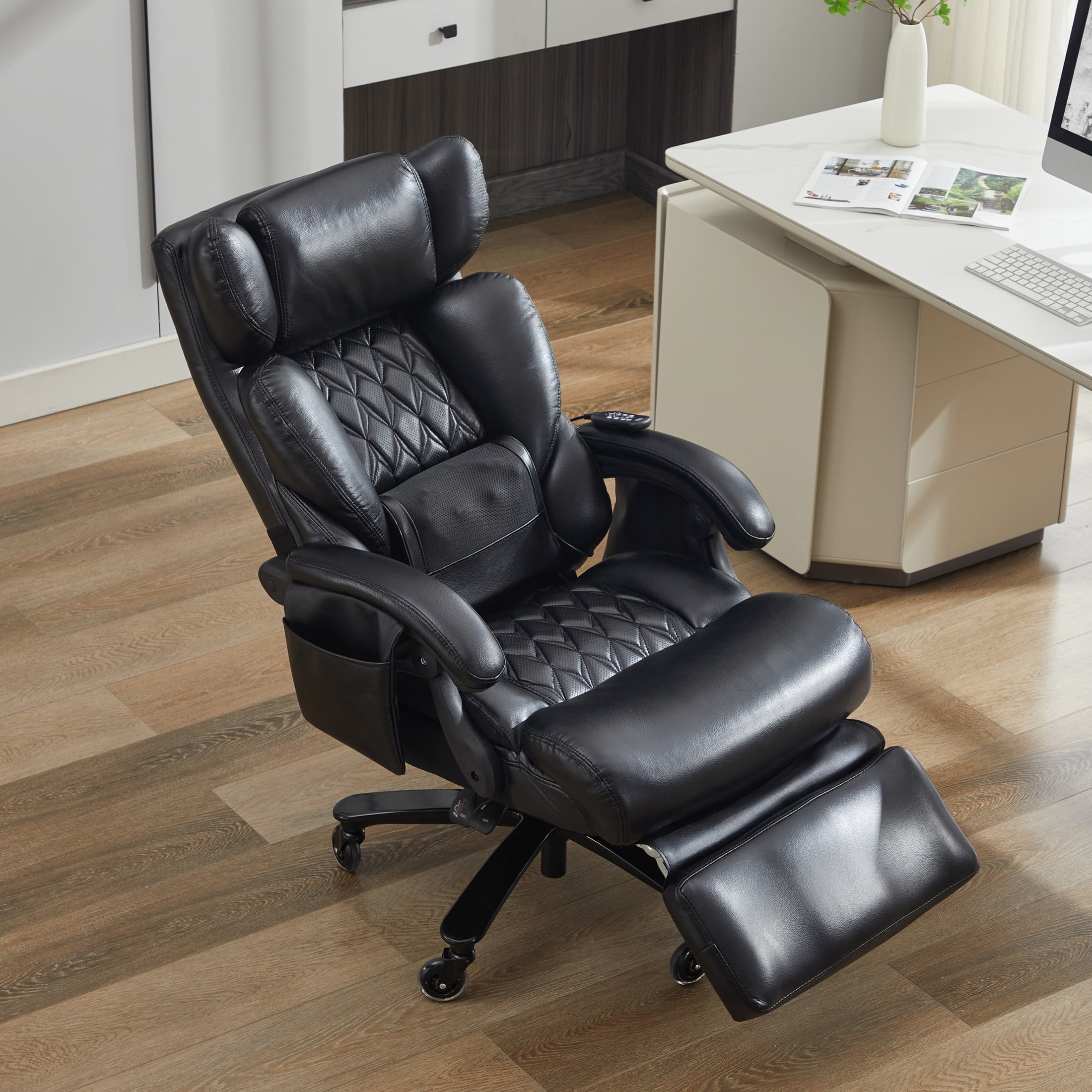 Noble House Cressi Tall Office Chair, High Back Computer Desk Chair ...