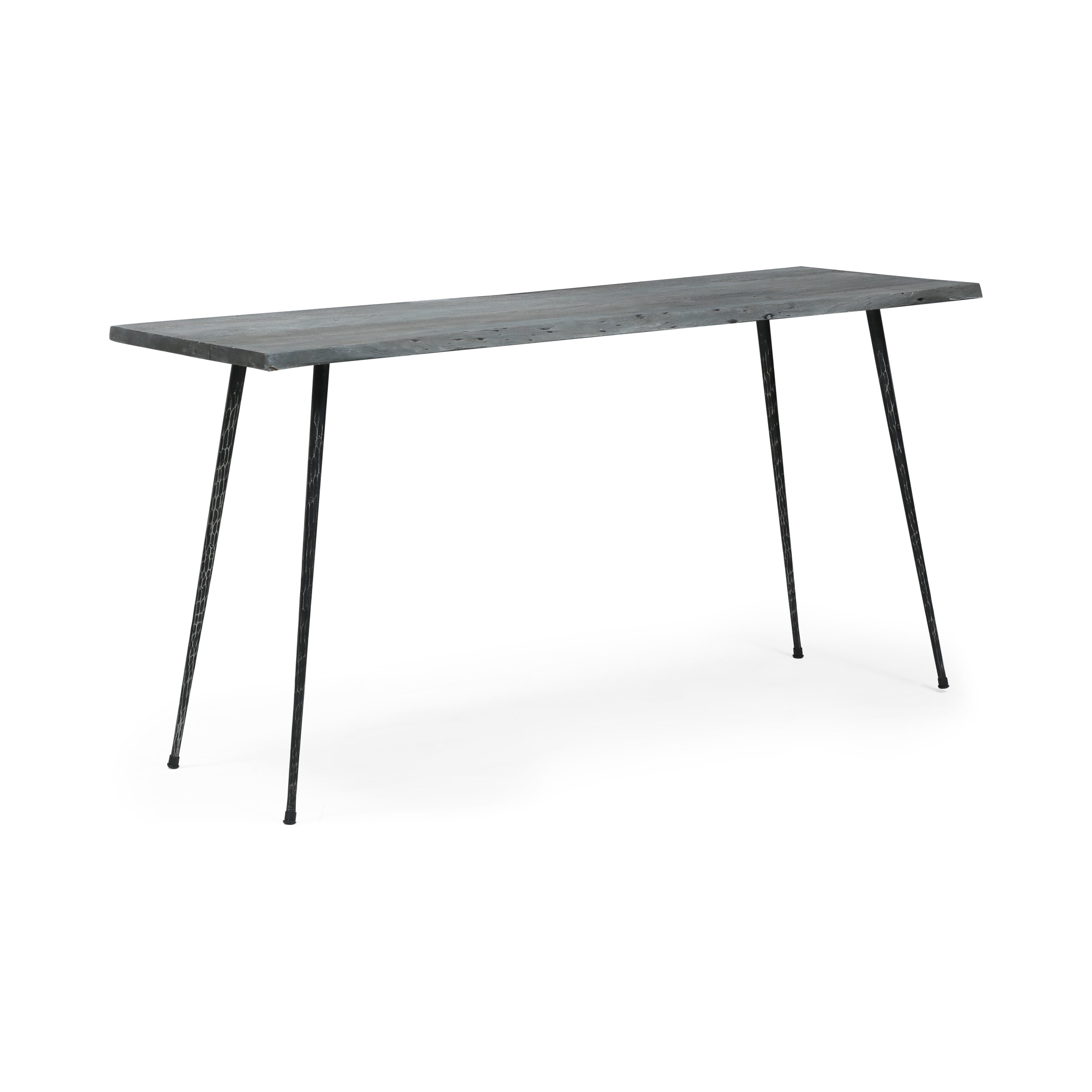 Noble House Eutaw Industrial Acacia Wood Console Table, Gray - Walmart.com
