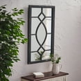 Free Shipping! Noble House Farmhouse Mirror Distressed Black Frame ...