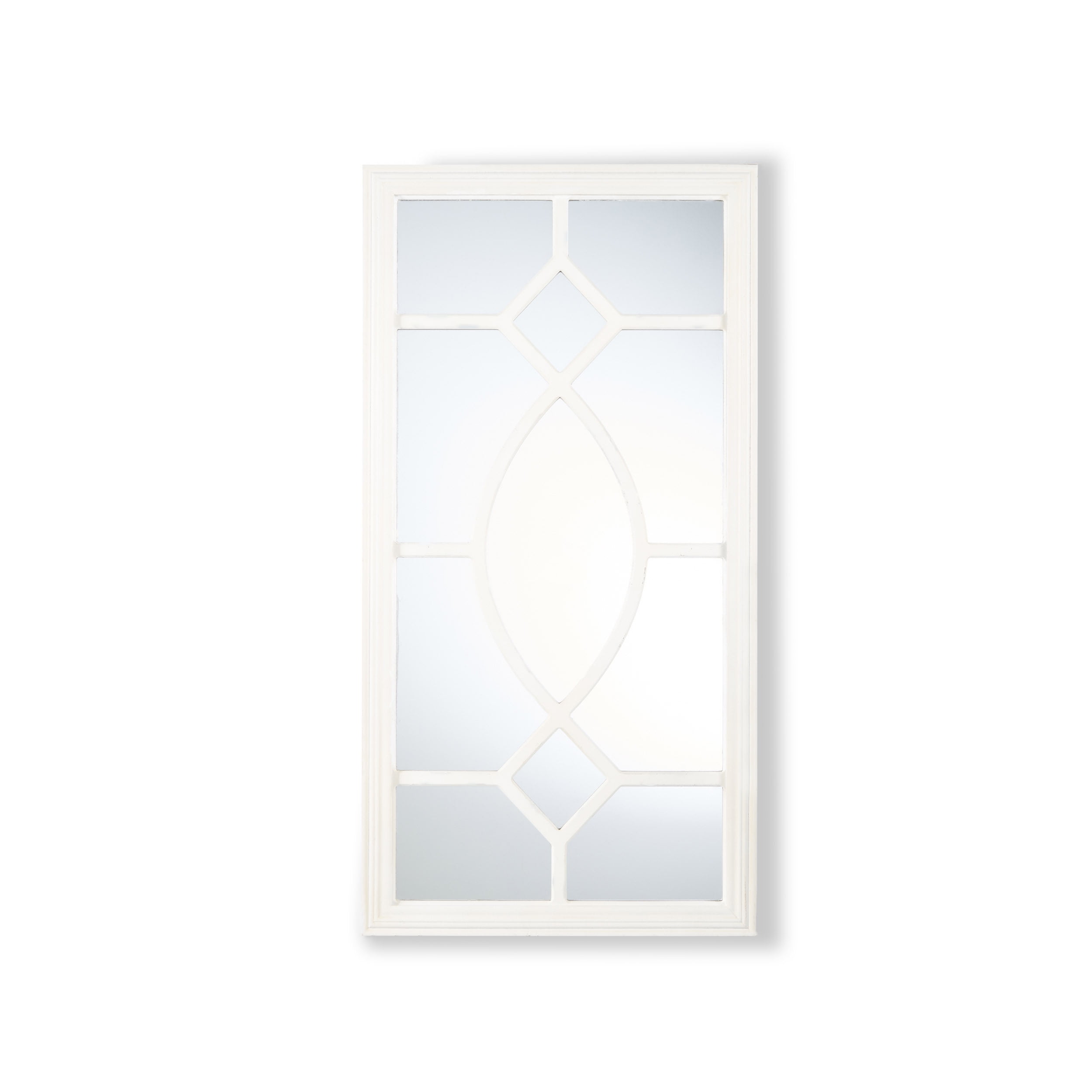 Noble House Messiah Rectangular Wooden Rustic Farmhouse Mirror ...