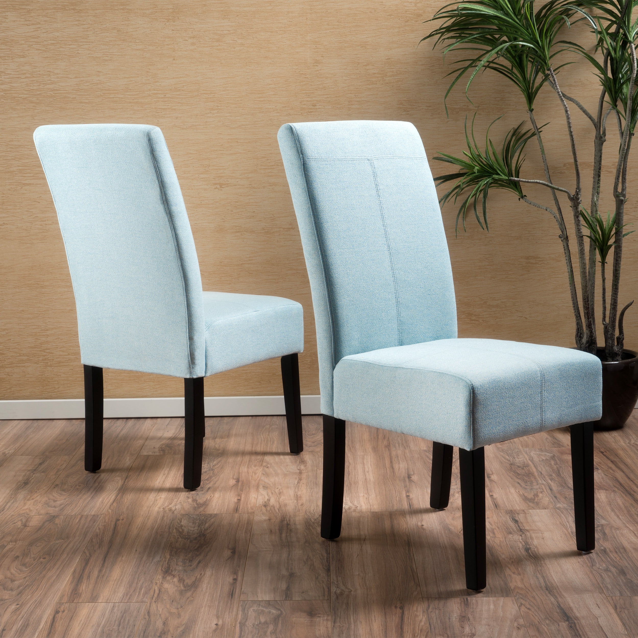 Noble House Nico Fabric Dining Chairs Contemporary Set of 2 - Walmart.com