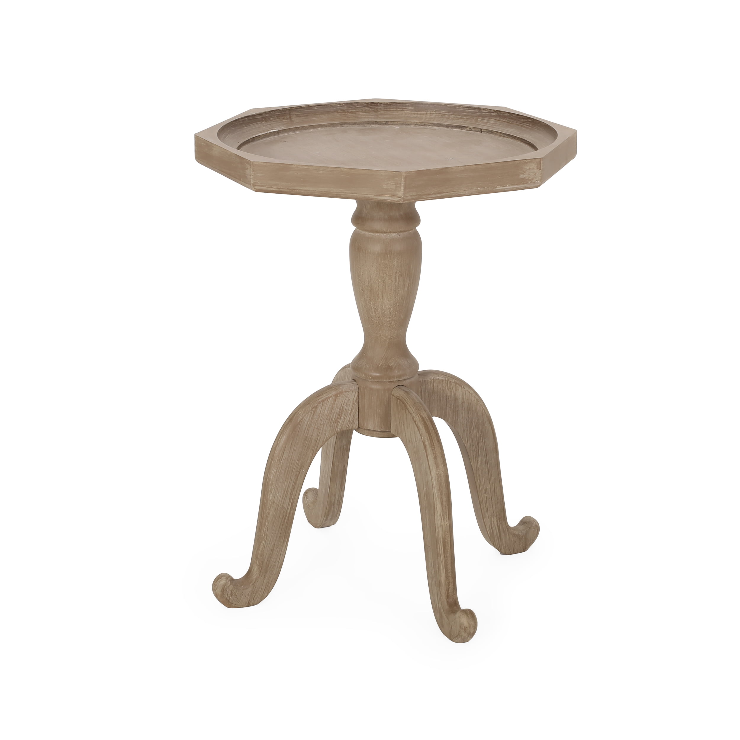 Noble House Noble House Jaanvi Faux Wood Accent Table, Natural ...
