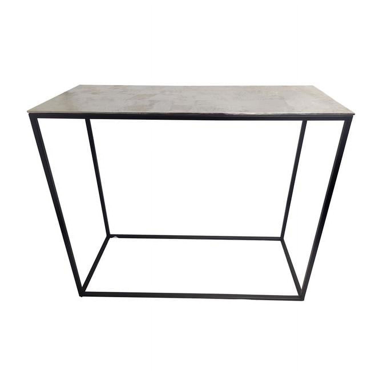 Noble House Orbit Metal Console Table - Silver - Walmart.com