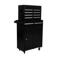 Noble House Rolling Tool Chest, 5-Drawer Metal Storage Box Organizer ...