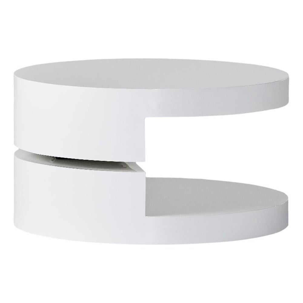 Noble House Small Circular Mod Rotatable Coffee Table - Walmart.com
