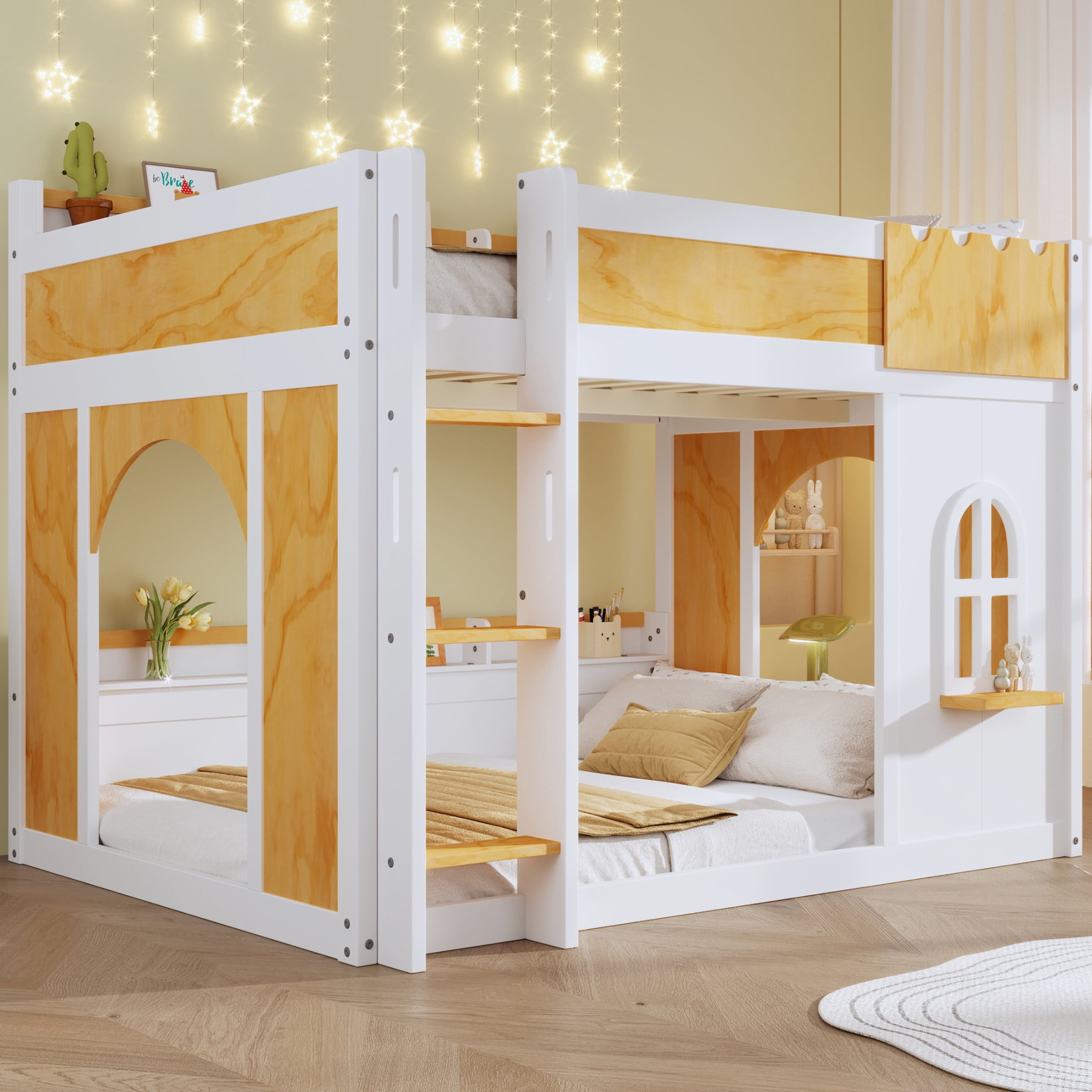 Noble House Thelma Full over Full Bunk Bed, Playhouse Design with ...