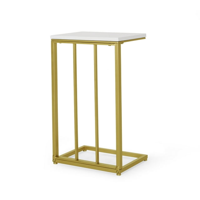 Noble House Modern Glam C Side Tables Set of 2 Champagne Gold Iron ...