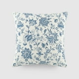 Noble Linens Elegant Cotton Decor Throw Pillow in Jacobean Pattern ...