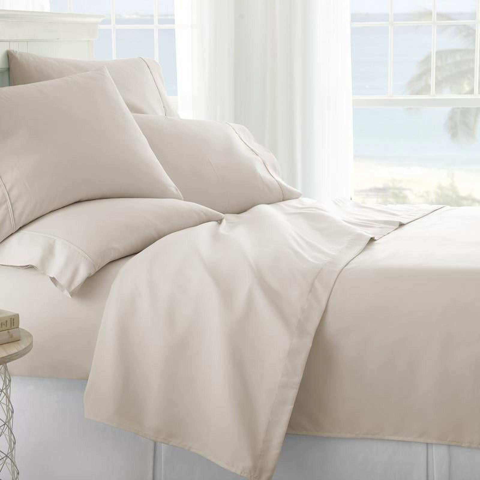 Noble Linens Premium Ultra Soft 6 PieceSolid Sheet Set Solid Microfiber ...