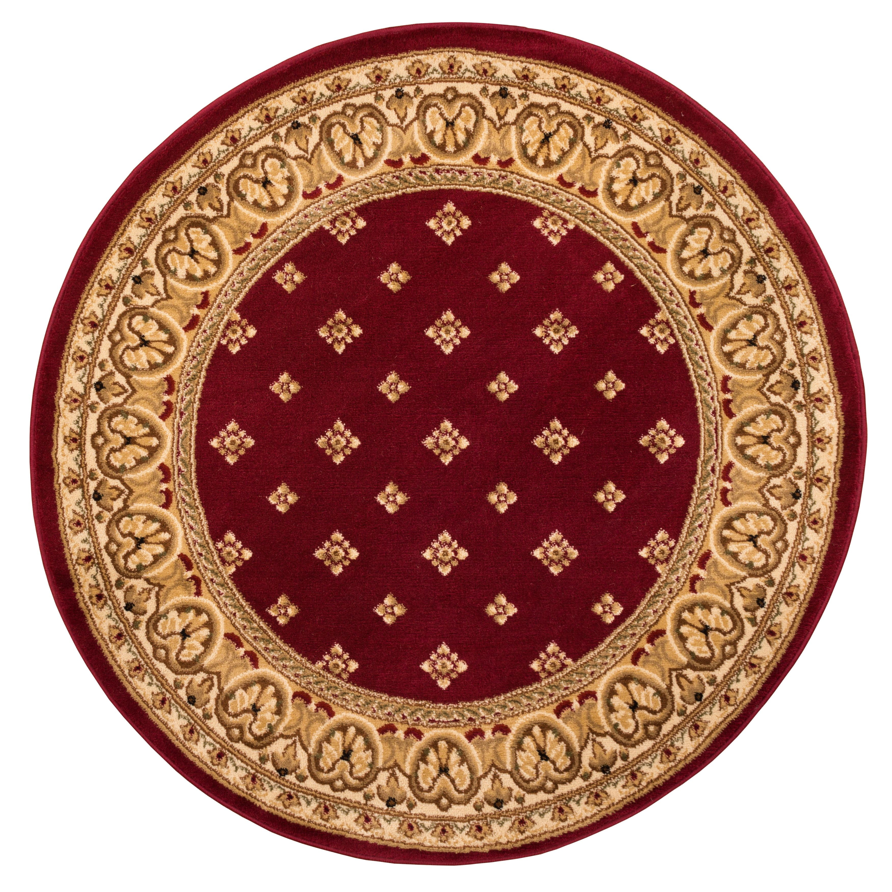 Noble Palace French European Formal Traditional Area Rug 3'11" Round ...