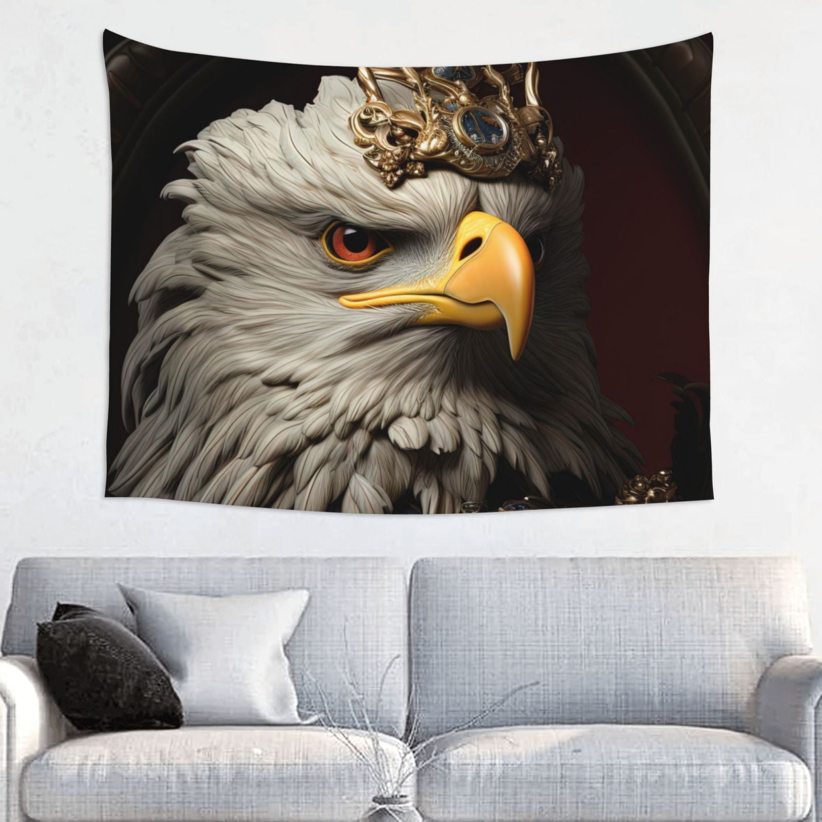 Noble Style Bald Eagle Tapestry Home Decor Tapestry Wall Hanging ...