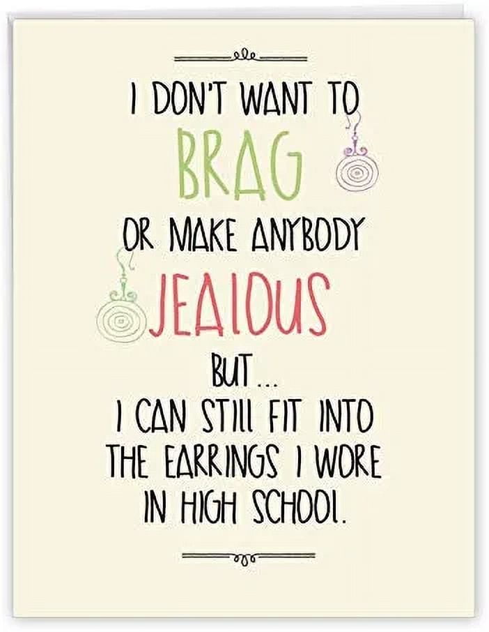 NobleWorks - 1 Big Humorous Birthday Card Joke w/ Envelope (Extra Large ...