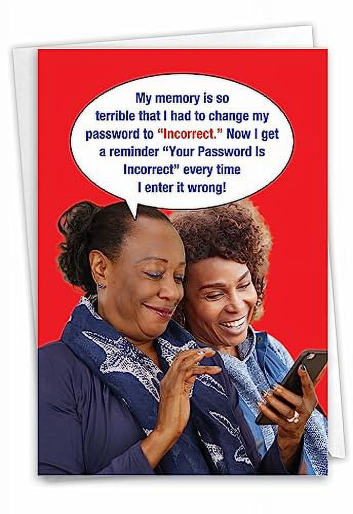 NobleWorks - 1 Funny Birthday Greeting Card with Envelope - Grown-Up Humor, Happy Birthday Card ...