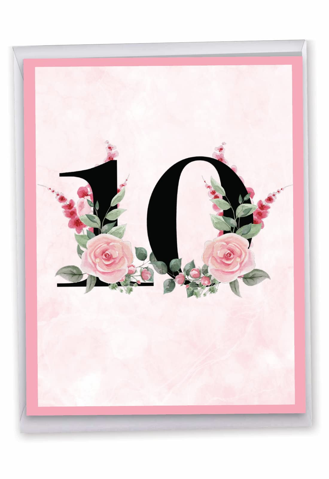 NobleWorks - 10th Milestone Work Anniversary Greeting Card From Us 8.5 ...