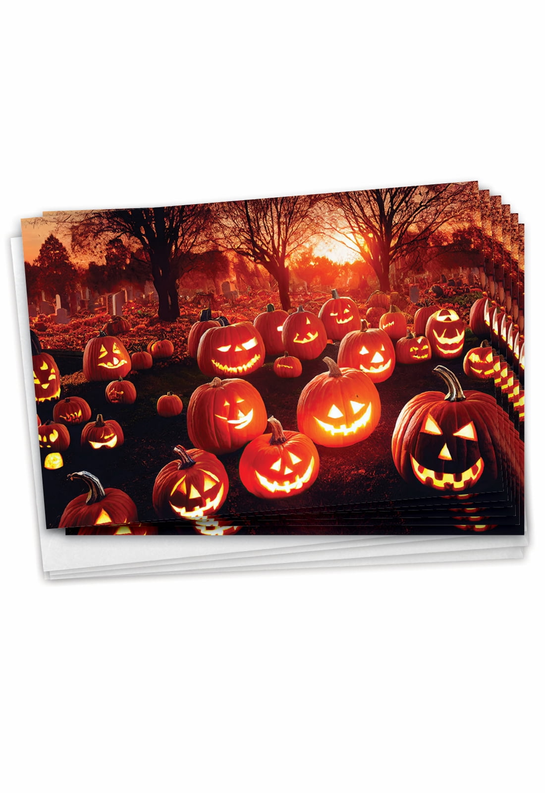 NobleWorks 12 Halloween Greeting Cards Box Set with 5 x 7 Inch ...