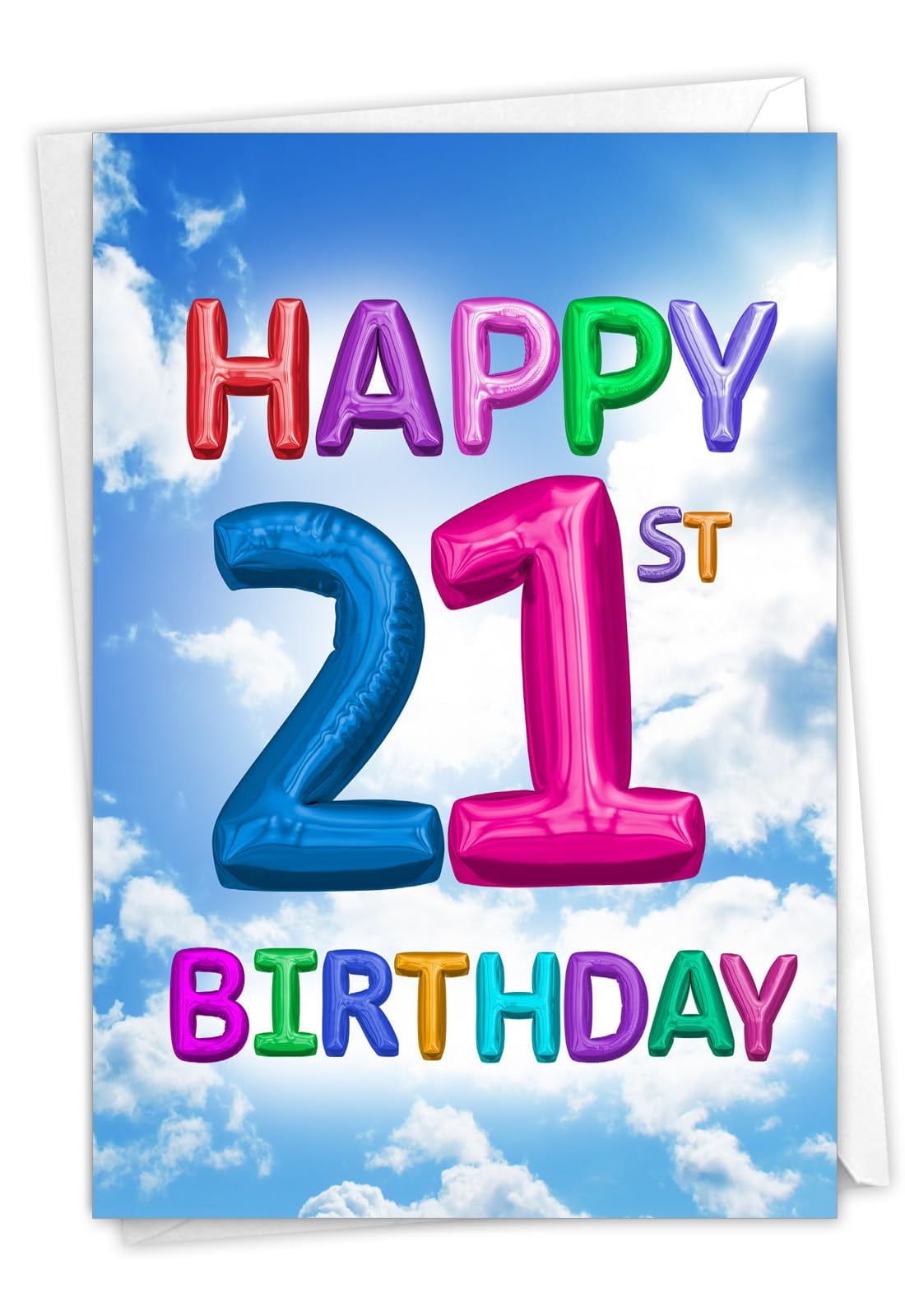 NobleWorks - 21st Happy KEF16 Birthday Card Milestone - Fun Bday ...