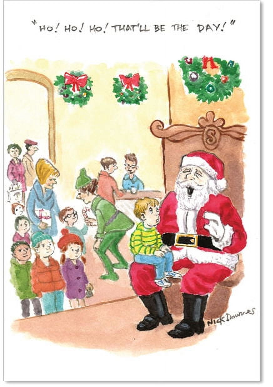 NobleWorks - B5859 Box Set of 12 That will be the day Mean Christmas ...