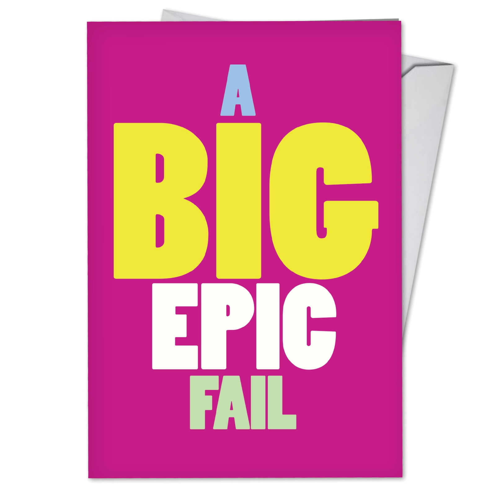 NobleWorks - C3894SRG Hilarious Sorry Card 'Big Epic Fail' with ...