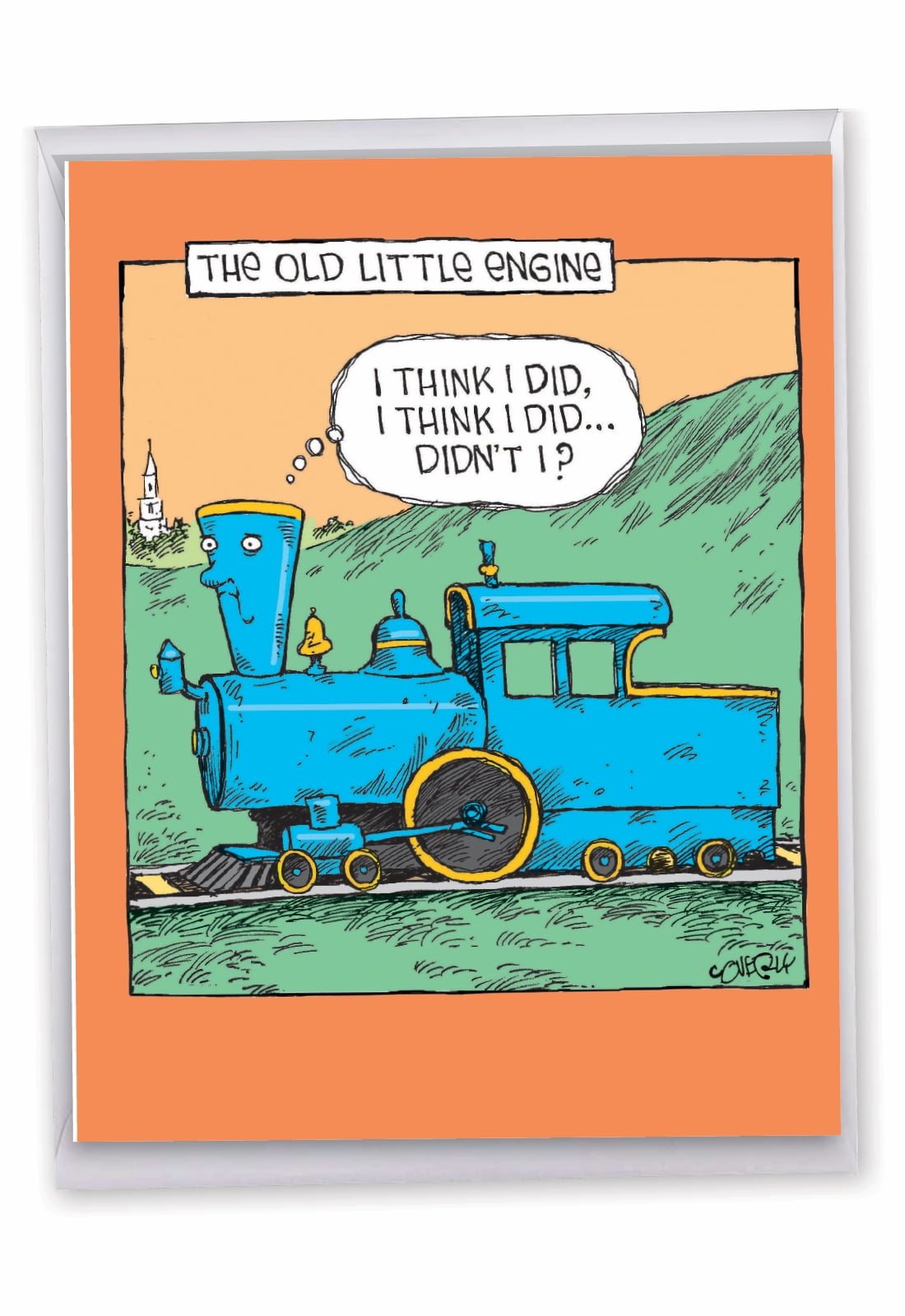 NobleWorks Extra Large Funny Birthday Greeting Card 8.5 x 11 Inch with ...