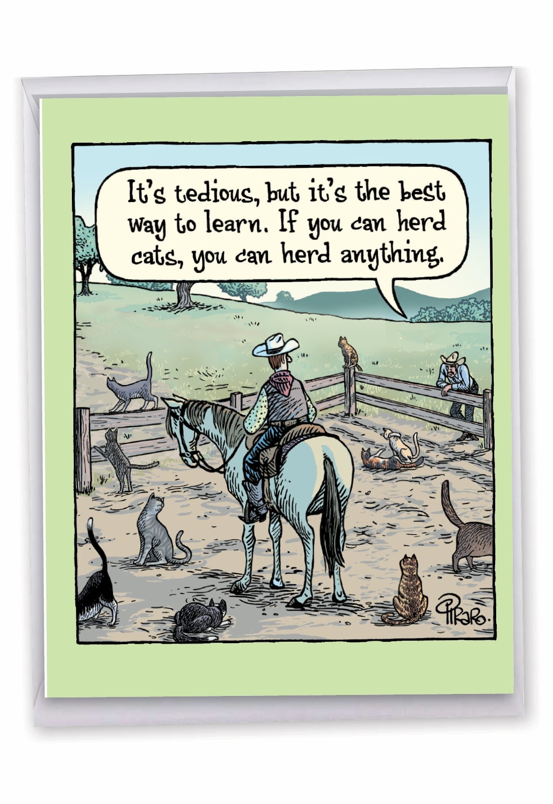 NobleWorks Extra Large Funny Birthday Greeting Card 8.5 x 11 Inch with ...