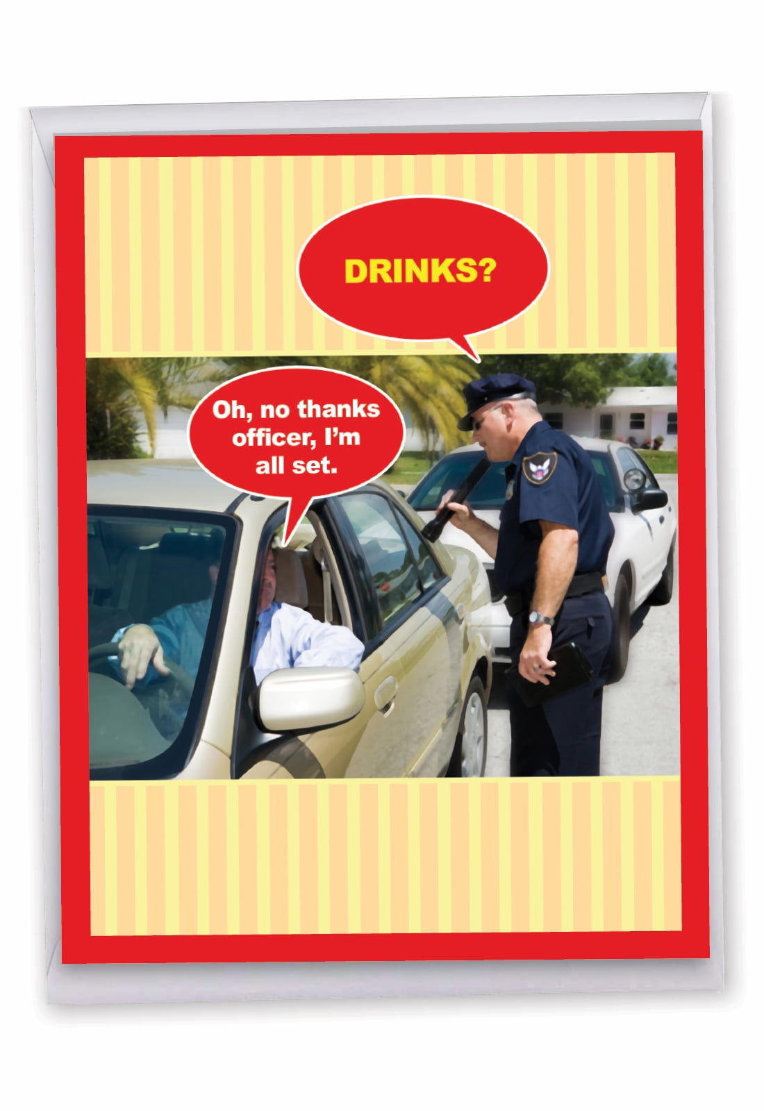 NobleWorks Extra Large Funny Birthday Greeting Card From Us 8.5 x 11 ...