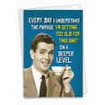 NobleWorks Funny Birthday Greeting Card with 5 x 7 Inch Envelope (1 ...