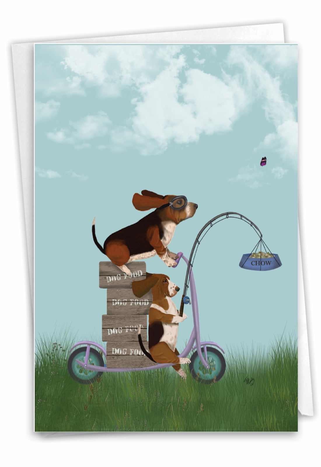 NobleWorks Funny Bon Voyage Greeting Card with 5 x 7 Inch Envelope (1 Card) Farewell, Good Luck ...