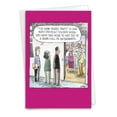 NobleWorks Funny New Year Greeting Card with 5 x 7 Inch Envelope (1 ...