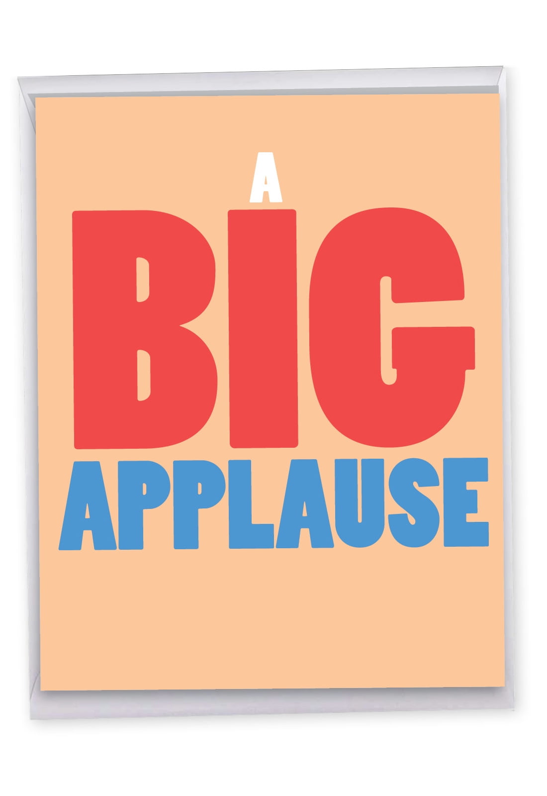 NobleWorks Jumbo Congratulations Greeting Card 8.5 x 11 Inch with ...