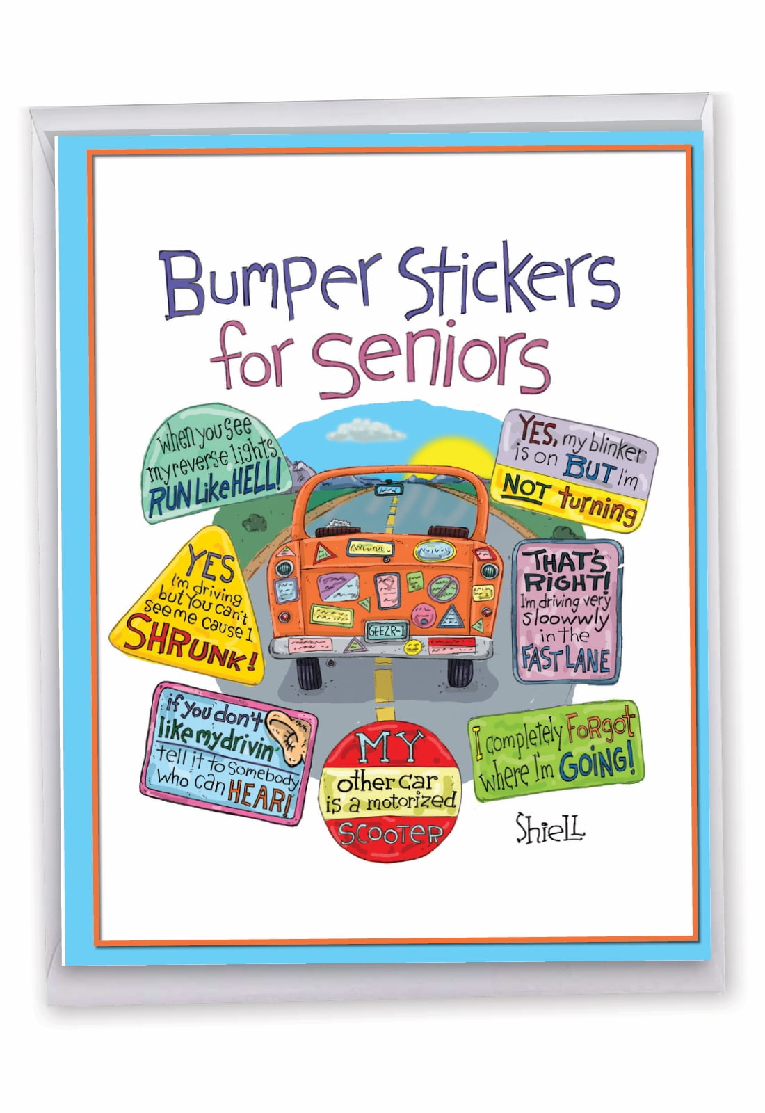 NobleWorks Jumbo Funny Birthday Greeting Card 8.5 x 11 Inch with ...