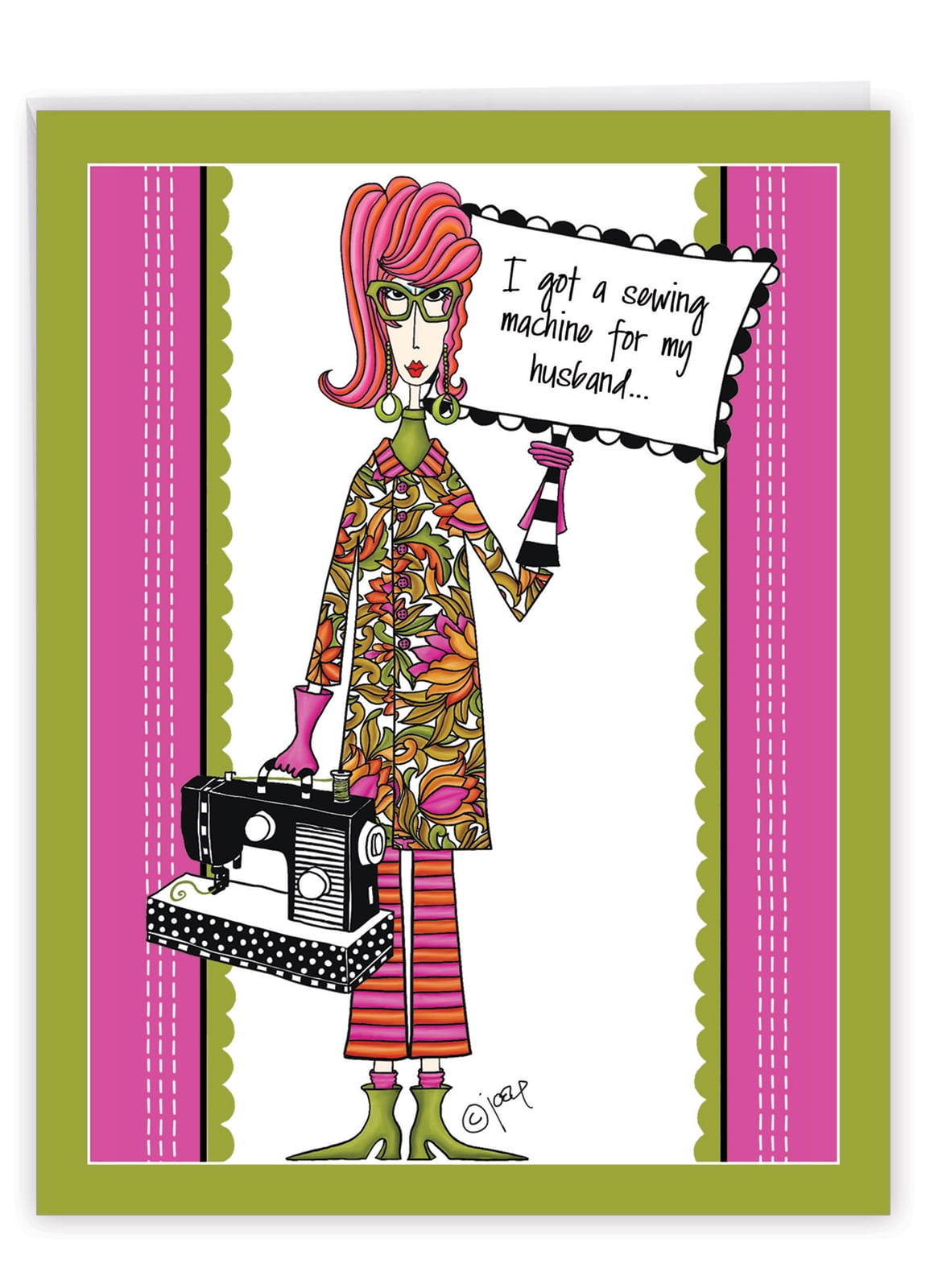 NobleWorks - NobleWorks - 1 Jumbo Funny Birthday Greeting Card (8.5 x ...