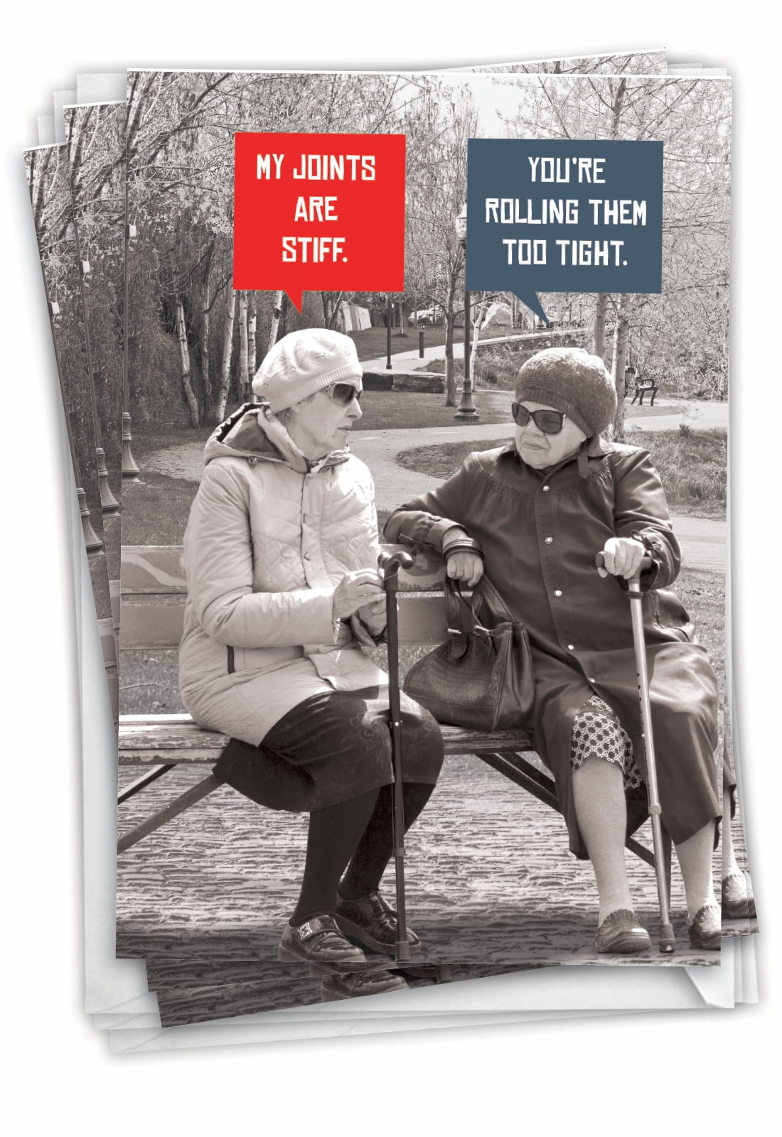 NobleWorks Pack of 3 Funny Birthday Greeting Cards with Envelopes (1 ...