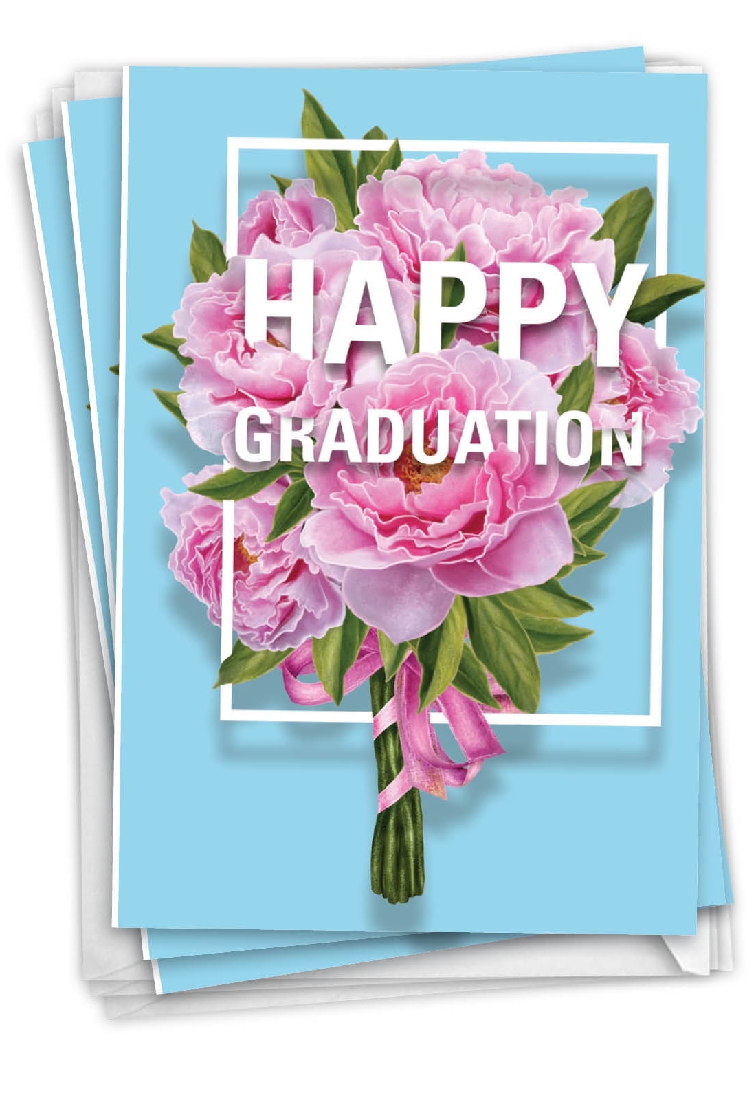 NobleWorks Pack of 3 Graduation Greeting Cards (Graduate) with ...