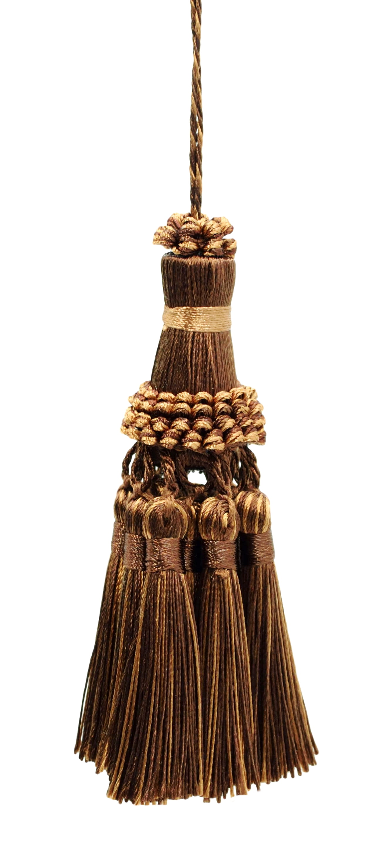 Noblesse Collection Elegant Hand Crafted 4" (10cm) Key Tassel, 3" (7 ...