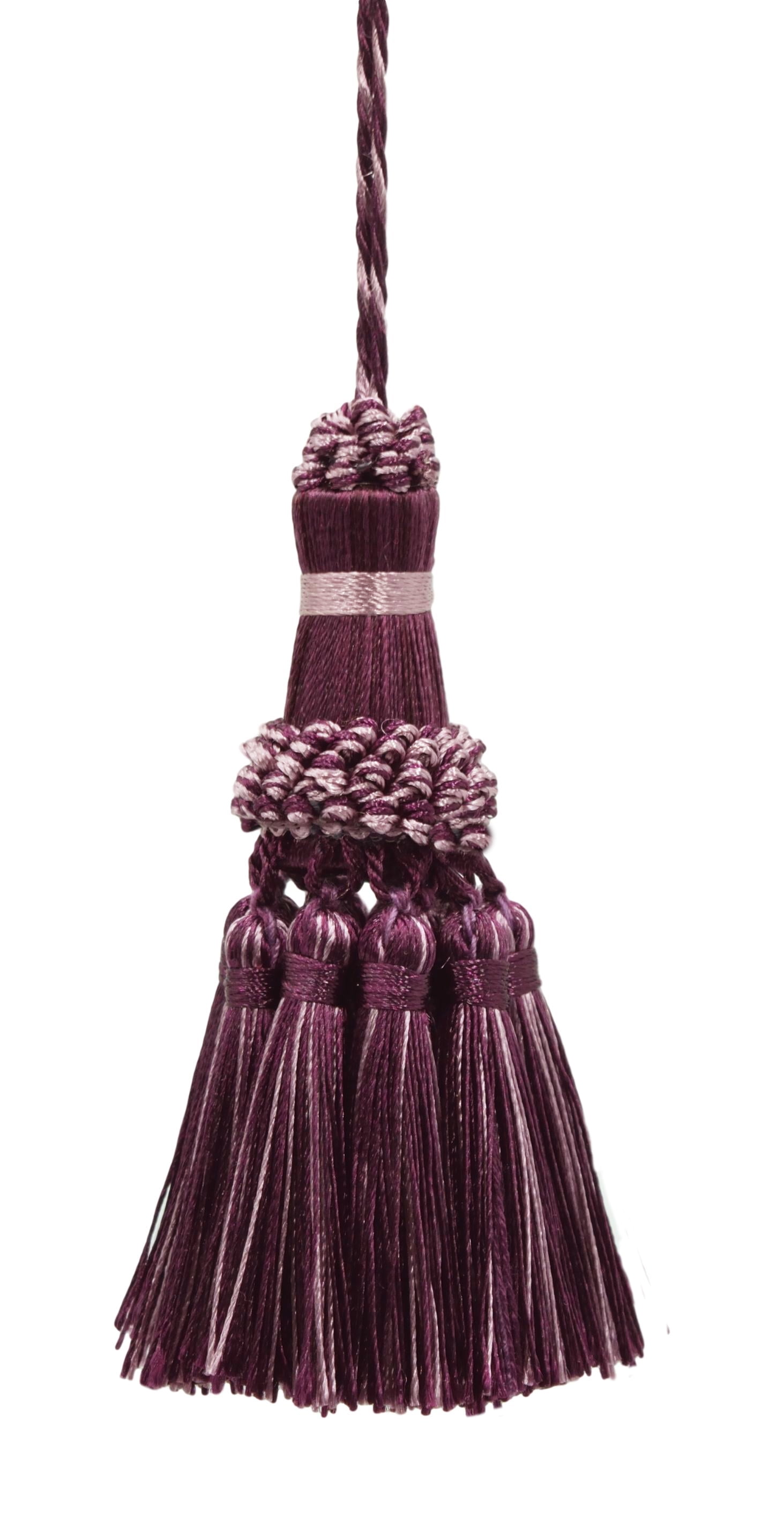 Noblesse Collection Elegant Hand Crafted 4" (10cm) Key Tassel, 3" (7 ...