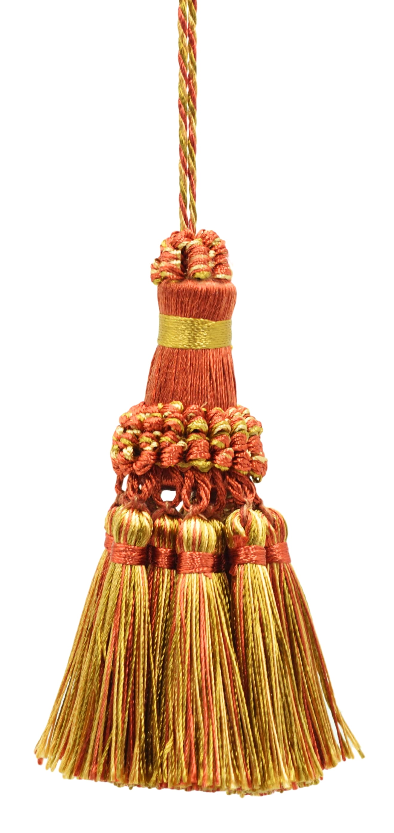 Noblesse Collection Elegant Hand Crafted 4" (10cm) Key Tassel, 3" (7 ...