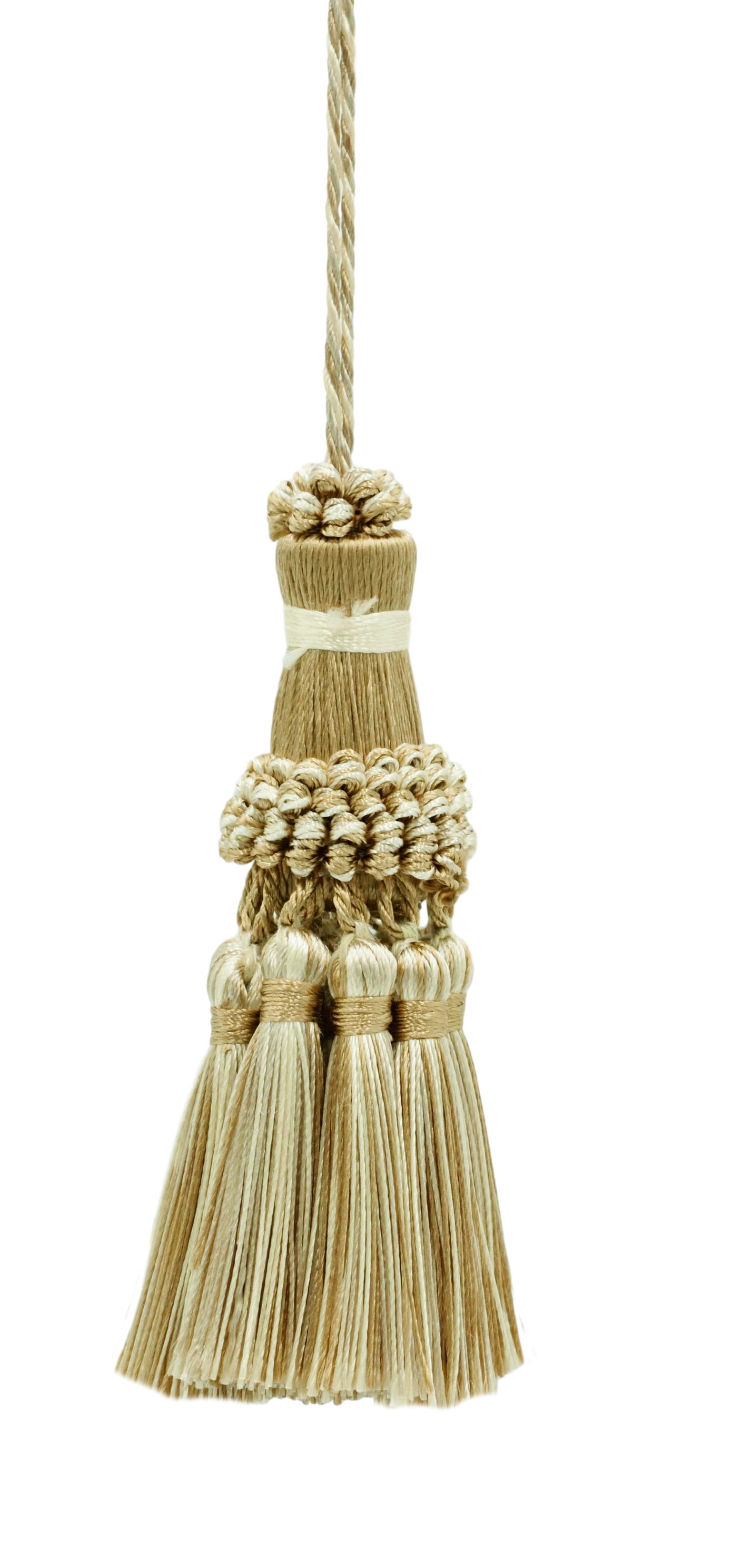 Noblesse Collection Elegant Hand Crafted 4" (10cm) Key Tassel, 3" (7 ...