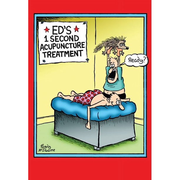 Nobleworks Acupuncture Funny / Humorous Get Well Card - Walmart ...