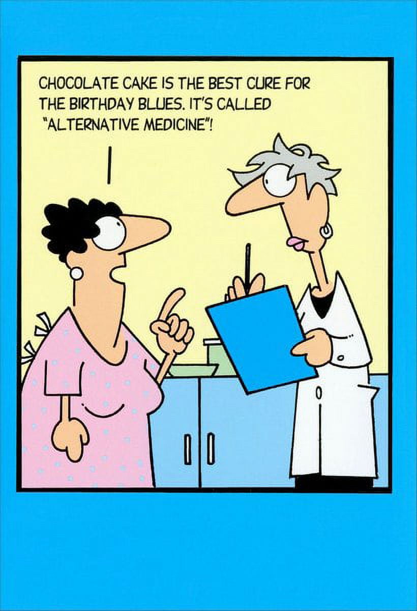 Nobleworks Alternative Medicine Funny / Humorous Birthday Card ...
