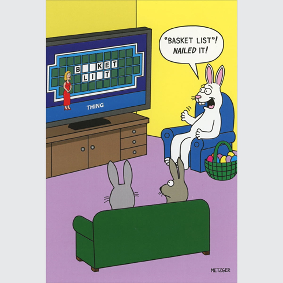 Nobleworks Basket List: Bunny's Game Show Guess Funny / Humorous Easter ...
