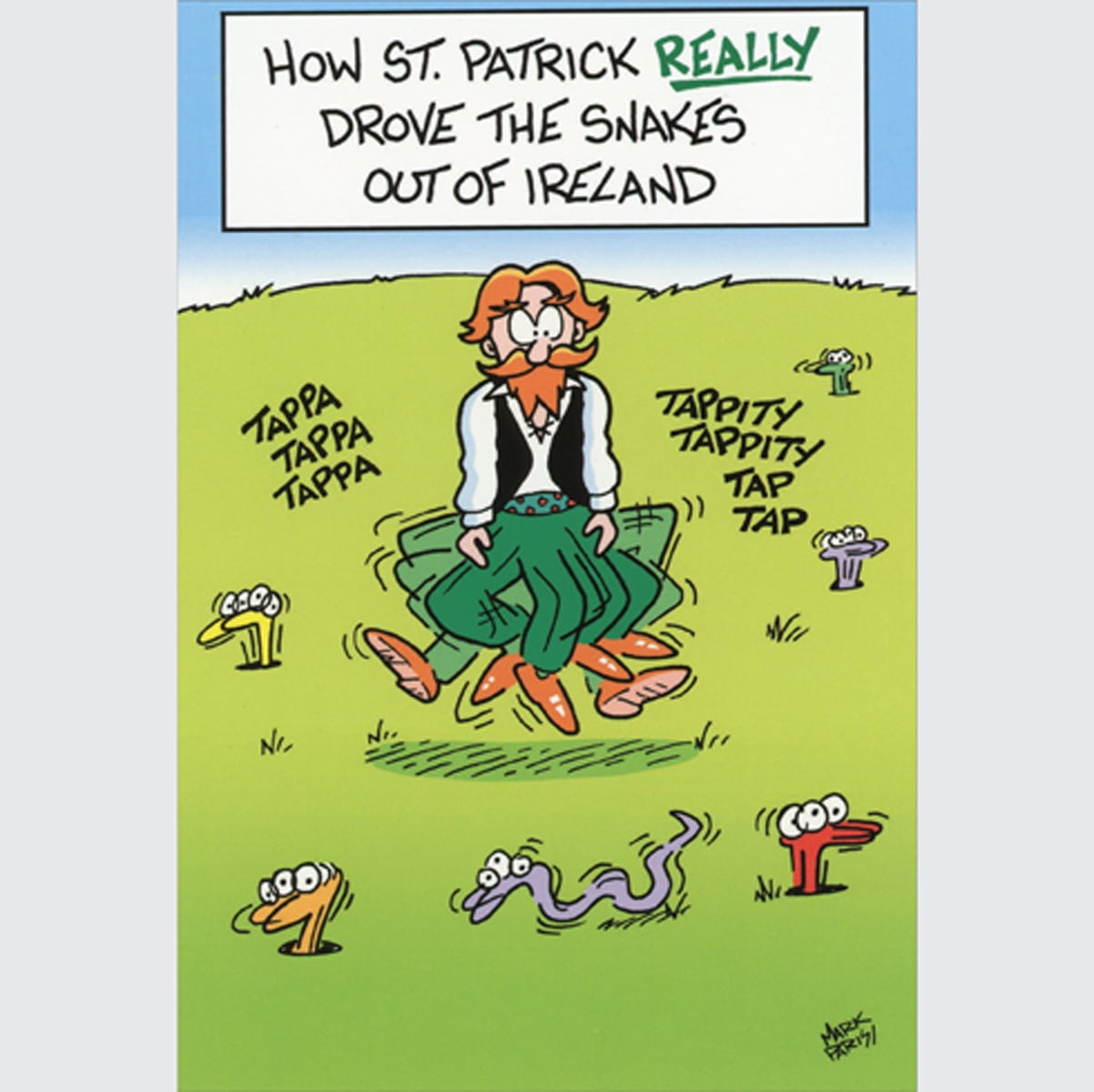 Nobleworks How St. Patrick Really Drove the Snakes Out of Ireland Funny ...