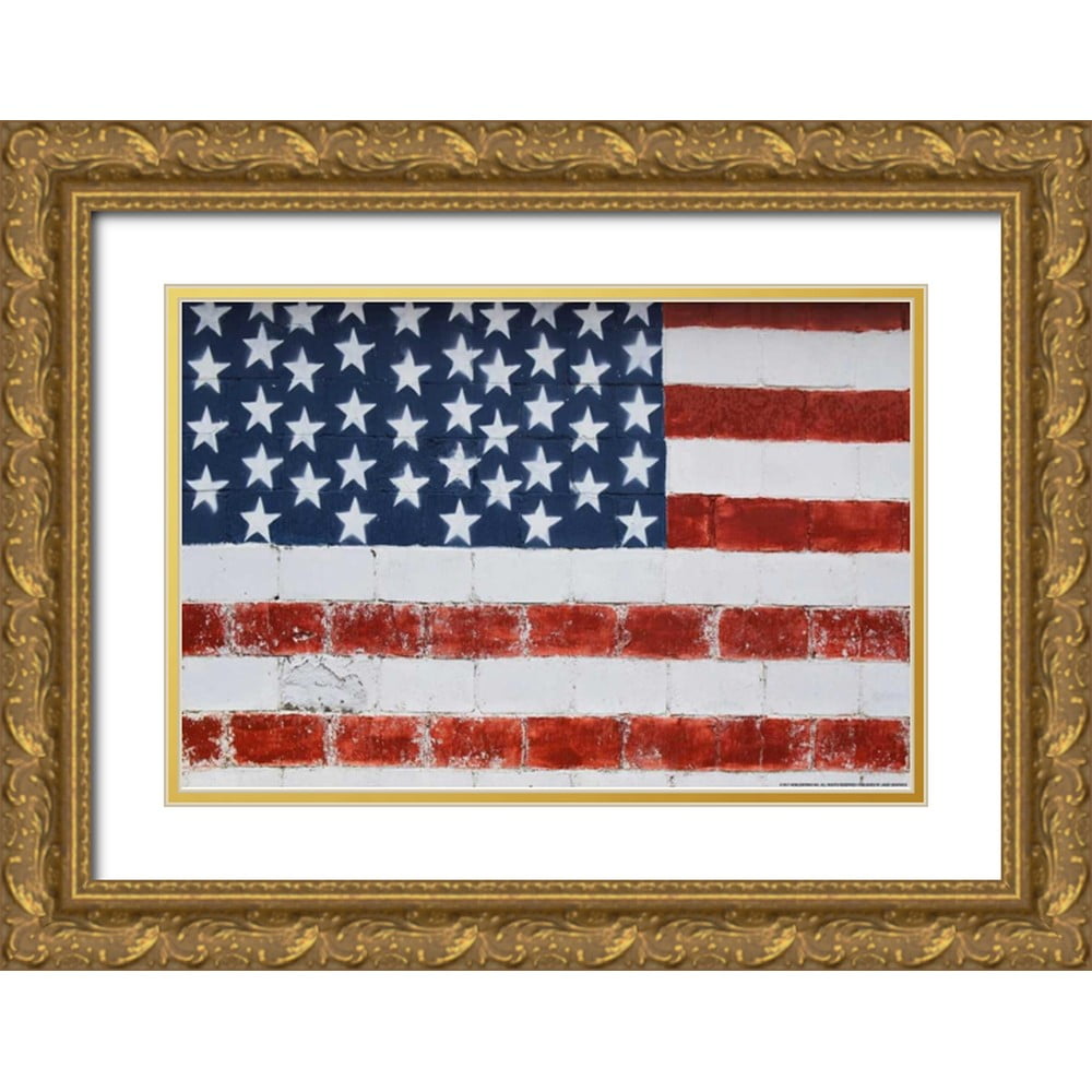 Nobleworks, Inc. 14x11 Gold Ornate Wood Framed with Double Matting ...