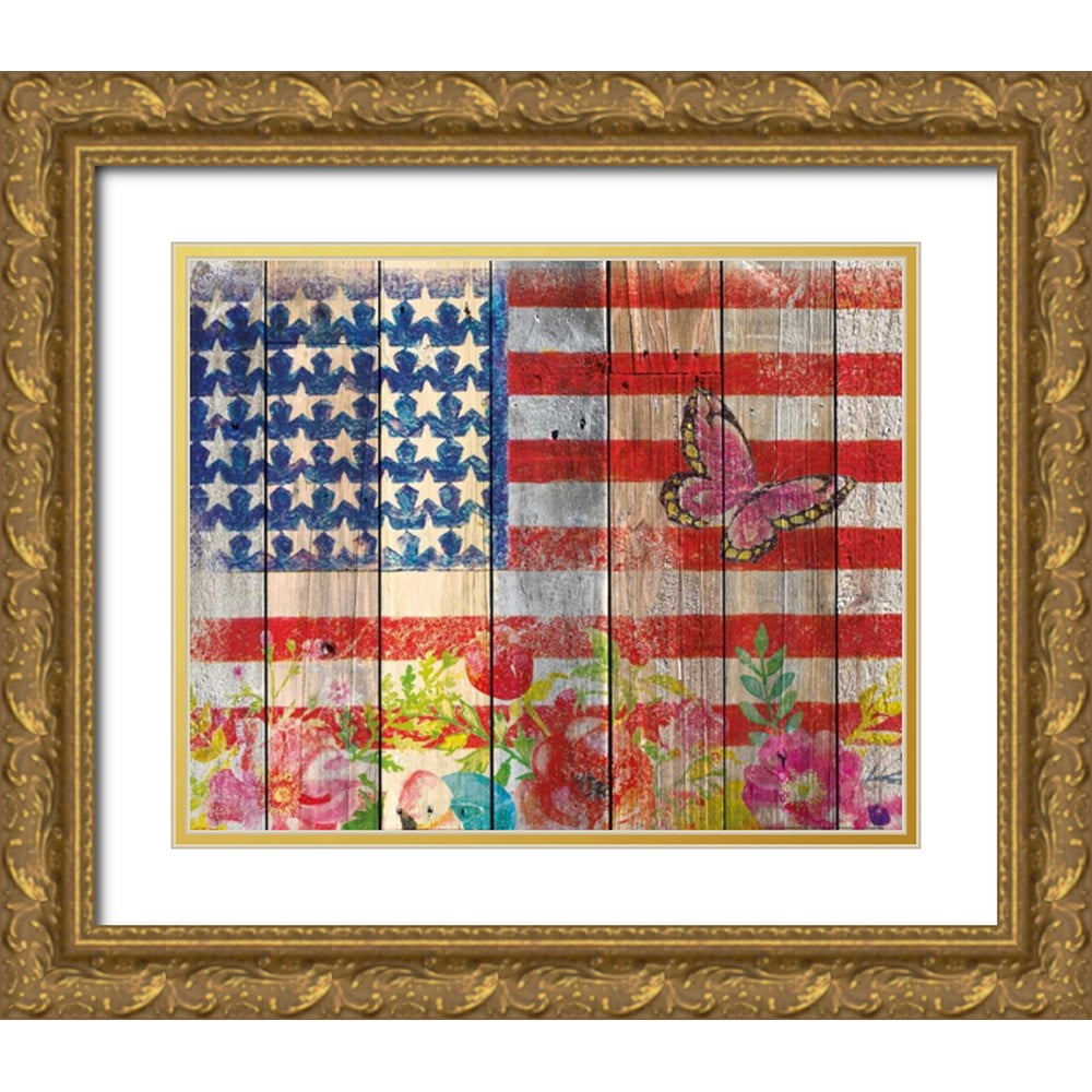 Nobleworks, Inc. 14x12 Gold Ornate Wood Framed with Double Matting ...