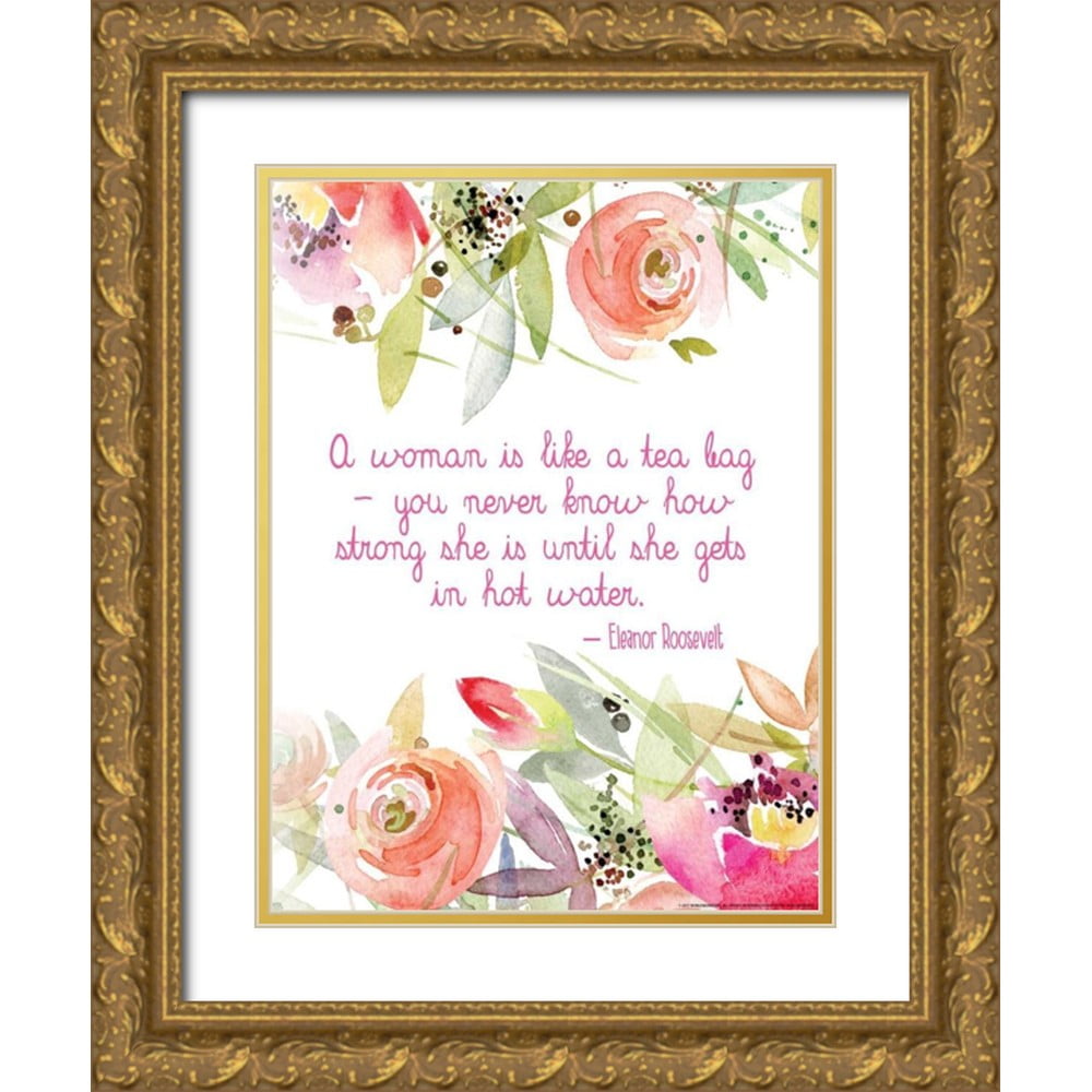 Nobleworks, Inc. 19x24 Gold Ornate Wood Framed with Double Matting ...