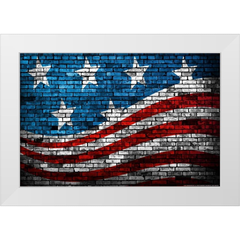 Nobleworks, Inc. 24x17 White Modern Wood Framed Museum Art Print Titled ...