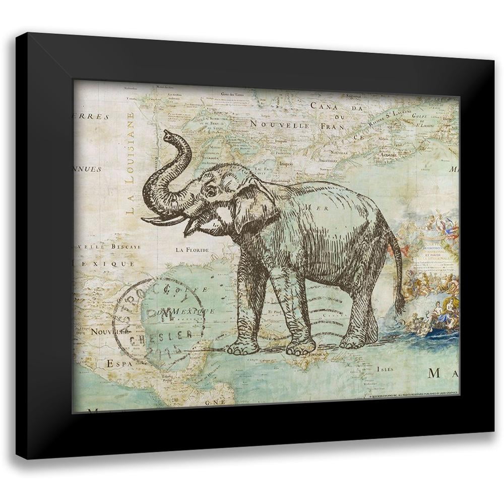 Nobleworks, Inc. 24x20 Black Modern Framed Museum Art Print Titled ...