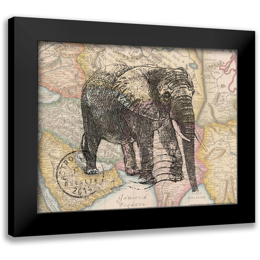 Nobleworks, Inc. 24x20 Black Modern Framed Museum Art Print Titled ...