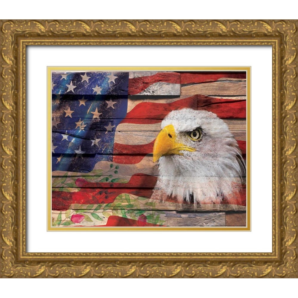 Nobleworks, Inc. 24x20 Gold Ornate Wood Framed with Double Matting ...