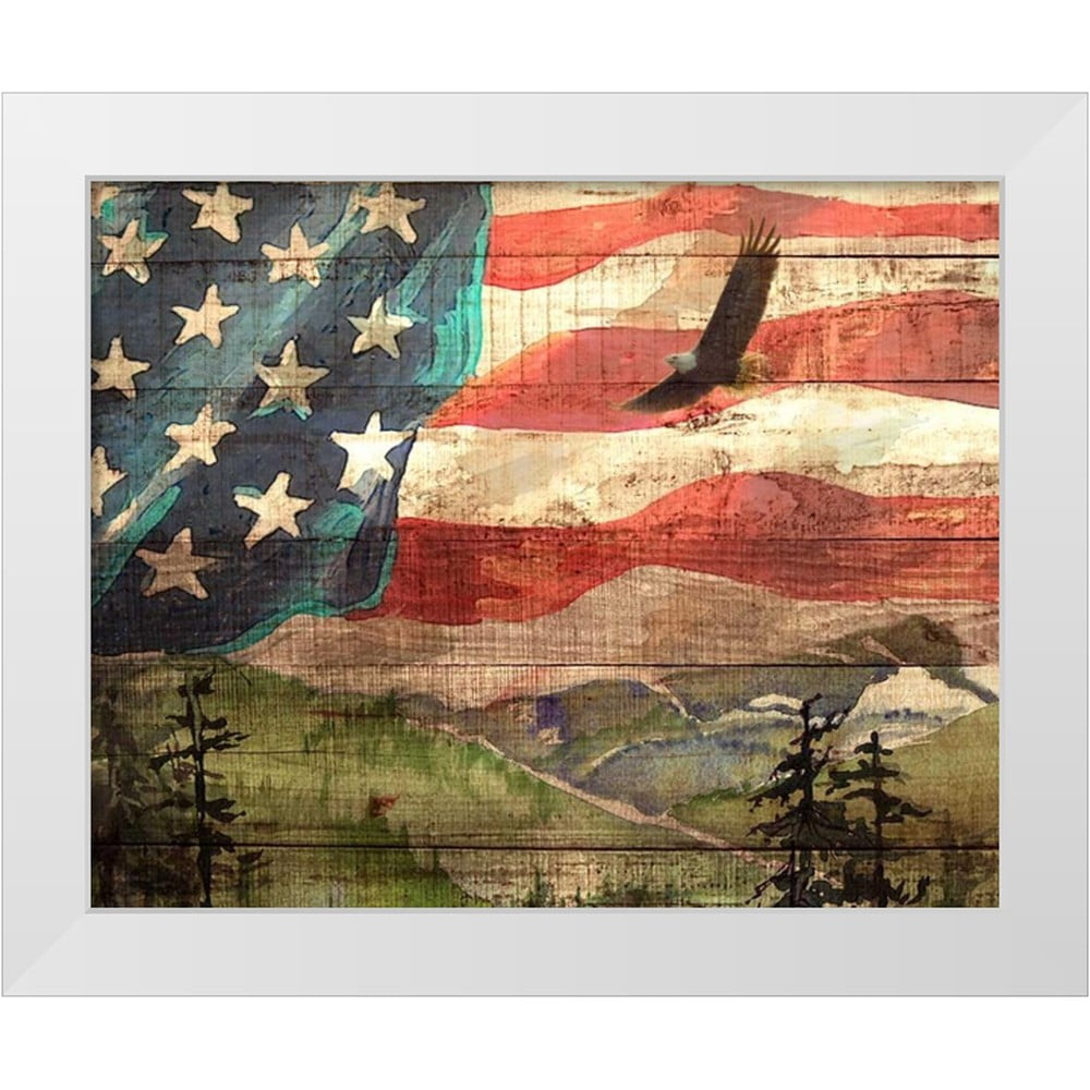 Nobleworks, Inc. 24x20 White Modern Wood Framed Museum Art Print Titled ...